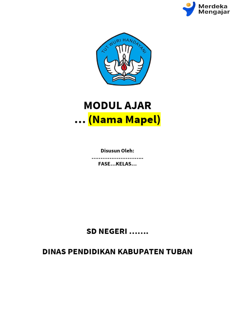Format Modul Ajar | PDF | Karier & Perkembangan | Seni