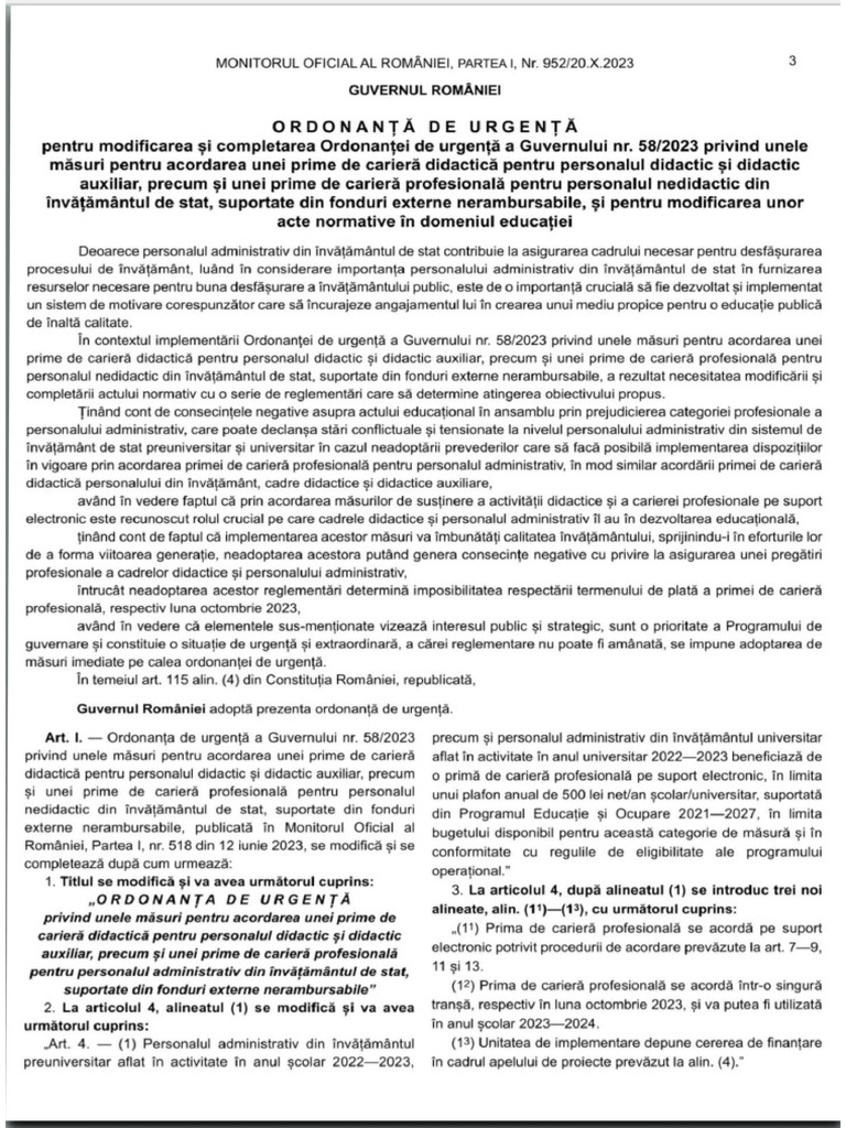 Oug 87-2023 | PDF