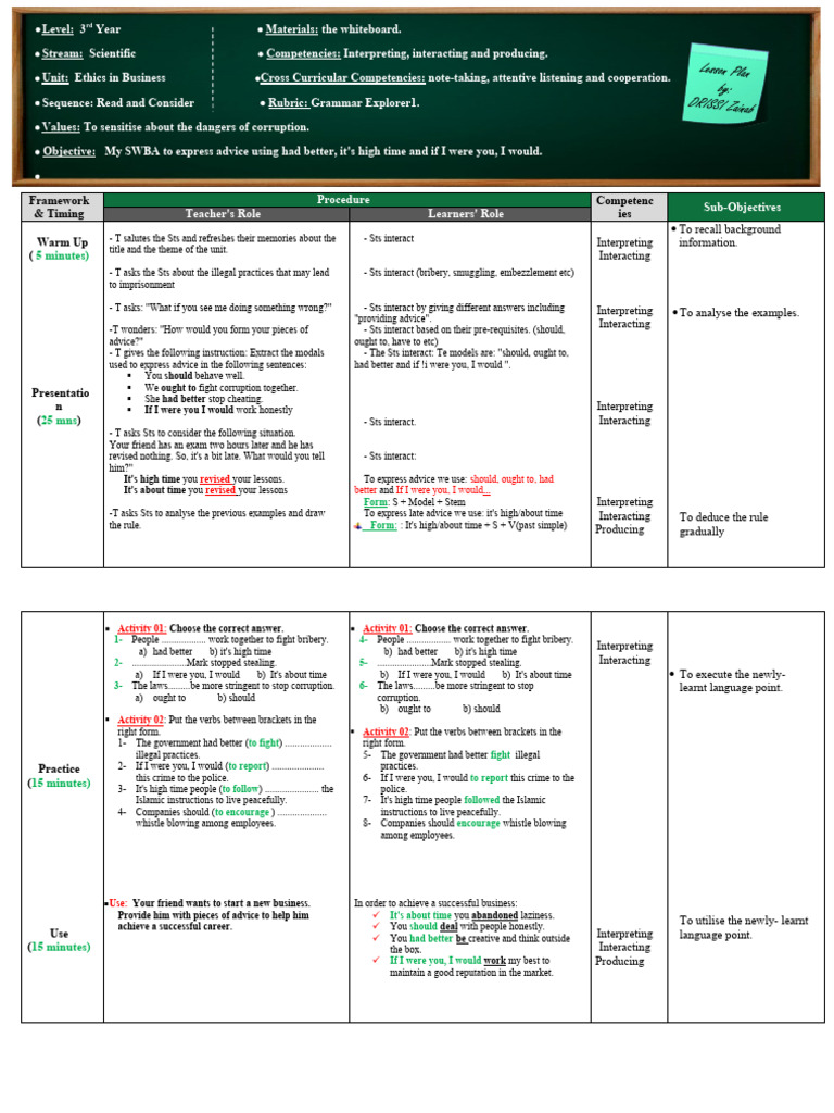 4-Grammar Explorer 1 (Advice LP) | PDF | Human Communication ...