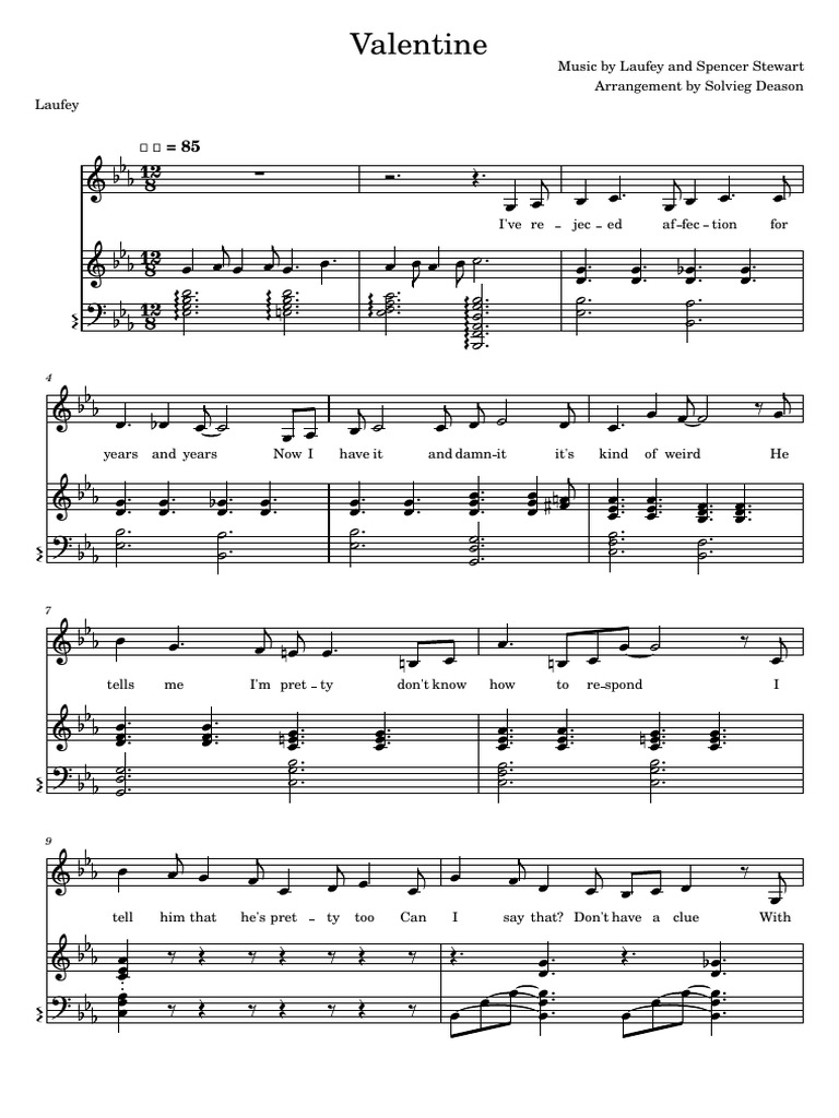 Valentine Laufey Valentine by Laufey | PDF