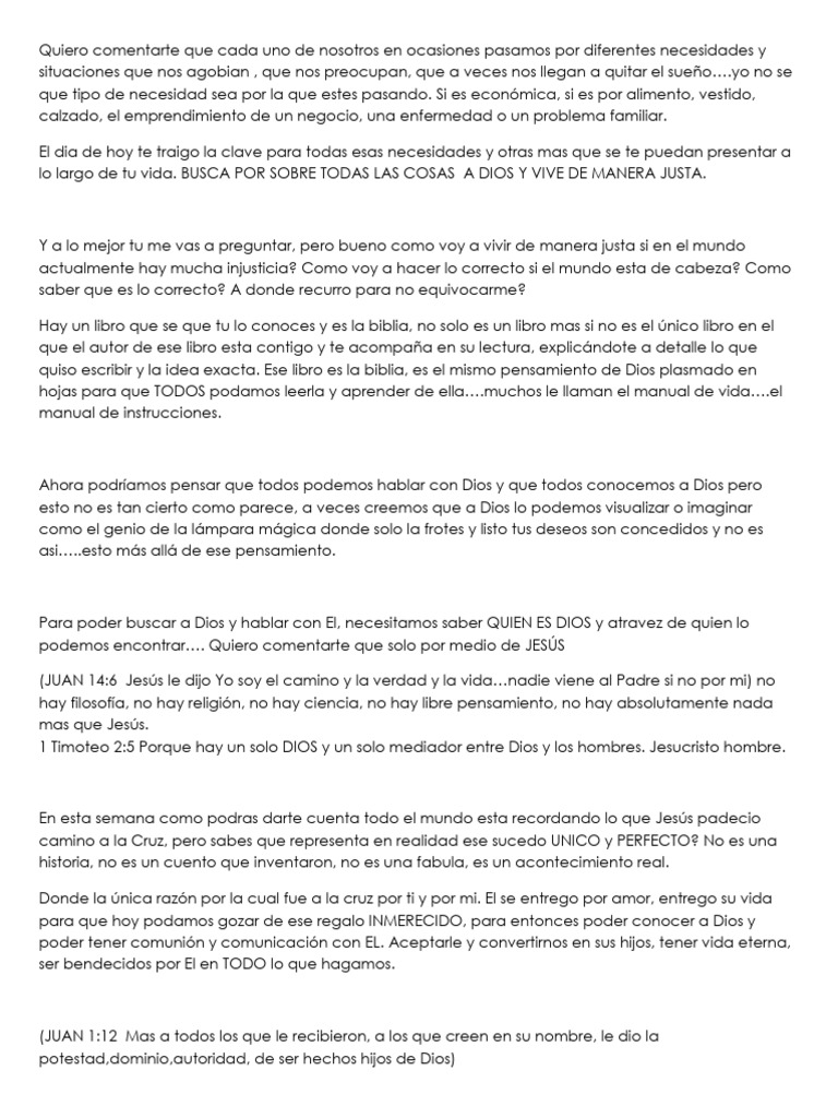 Capsula Busqueda Implacable | PDF | Dios | Amor