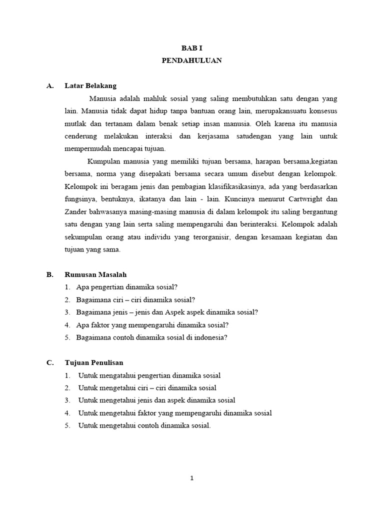 Dinamika Sosial | PDF | Ilmu Sosial | Sains & Matematika