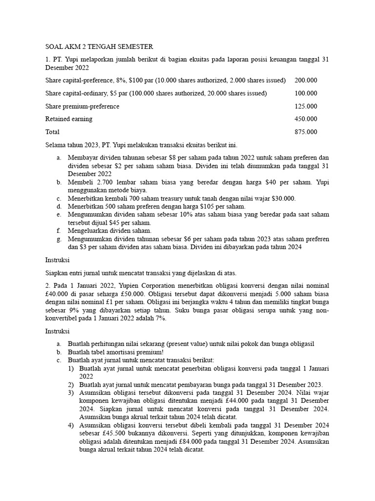Materi KSA AKM 2 | PDF