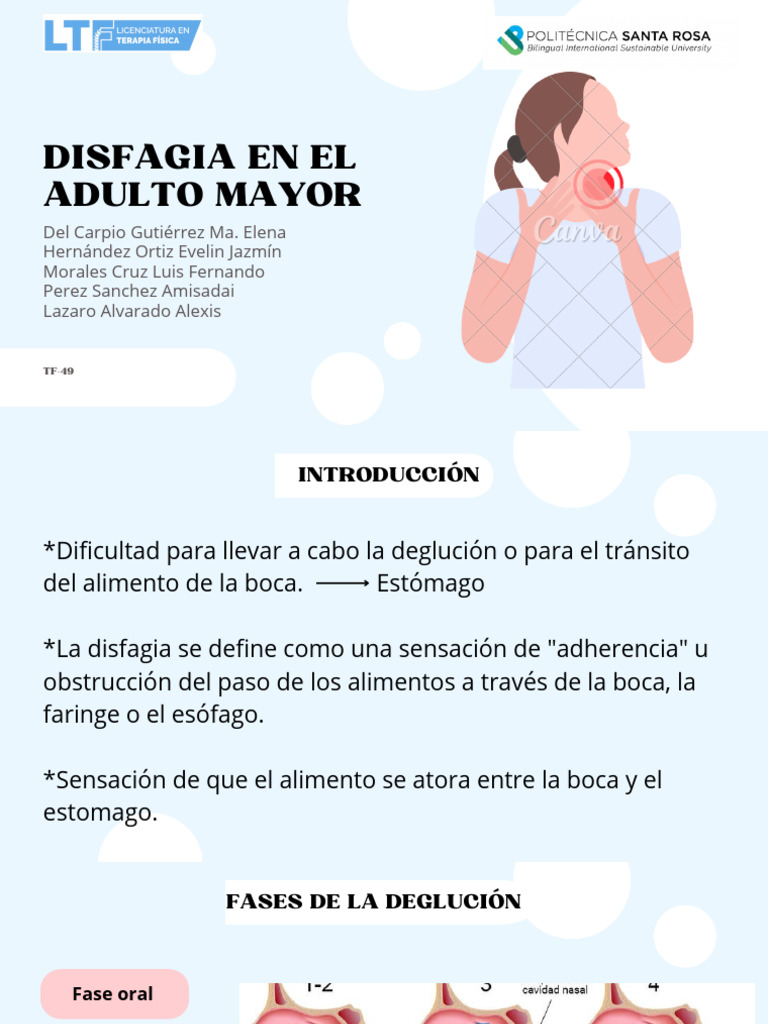 Disfagia 0 | PDF | Esófago | Anatomía humana
