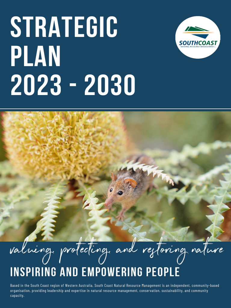 South Coast NRM Strategic Plan 2023-2030 | PDF | Sustainability ...