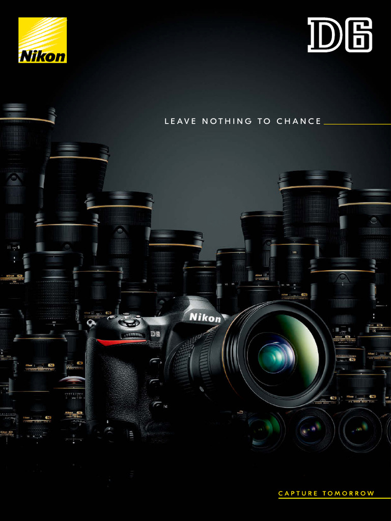Nikon D6 Brochure (March 2020) | PDF | Autofocus | Camera