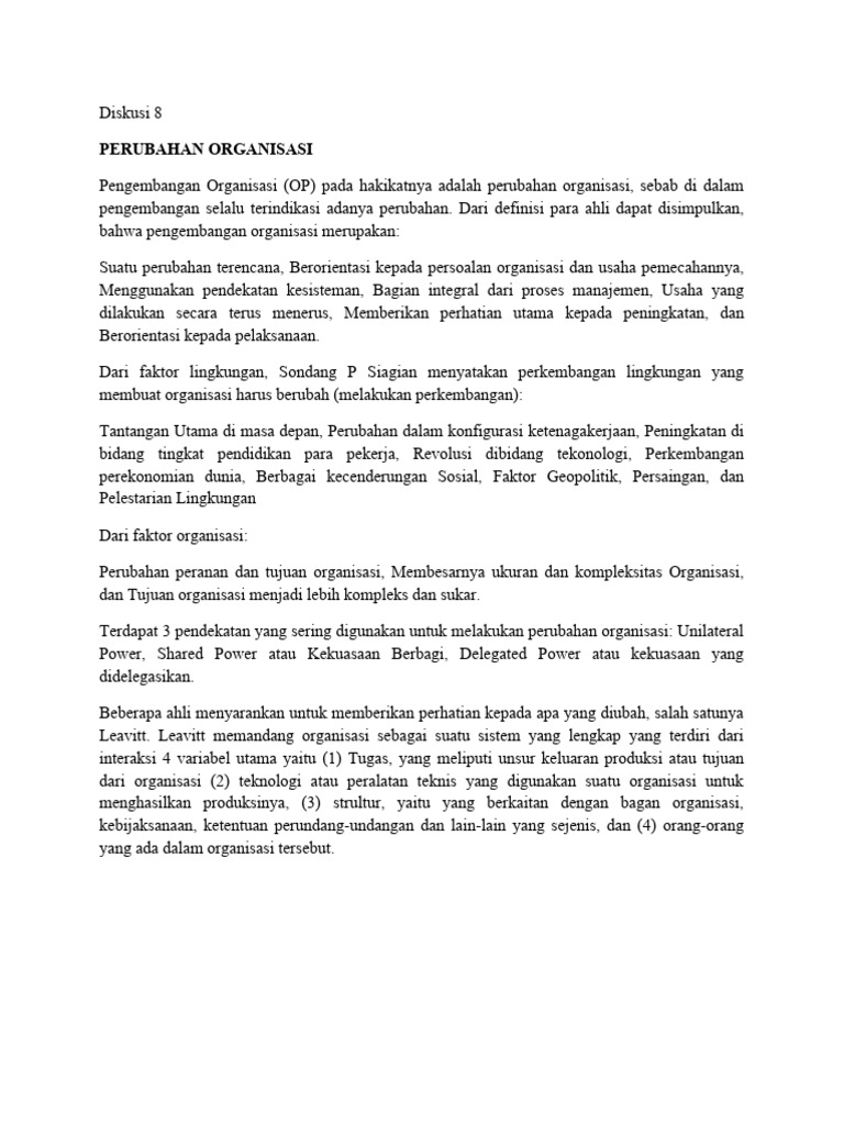 Diskusi 8 Adpu4441 | PDF