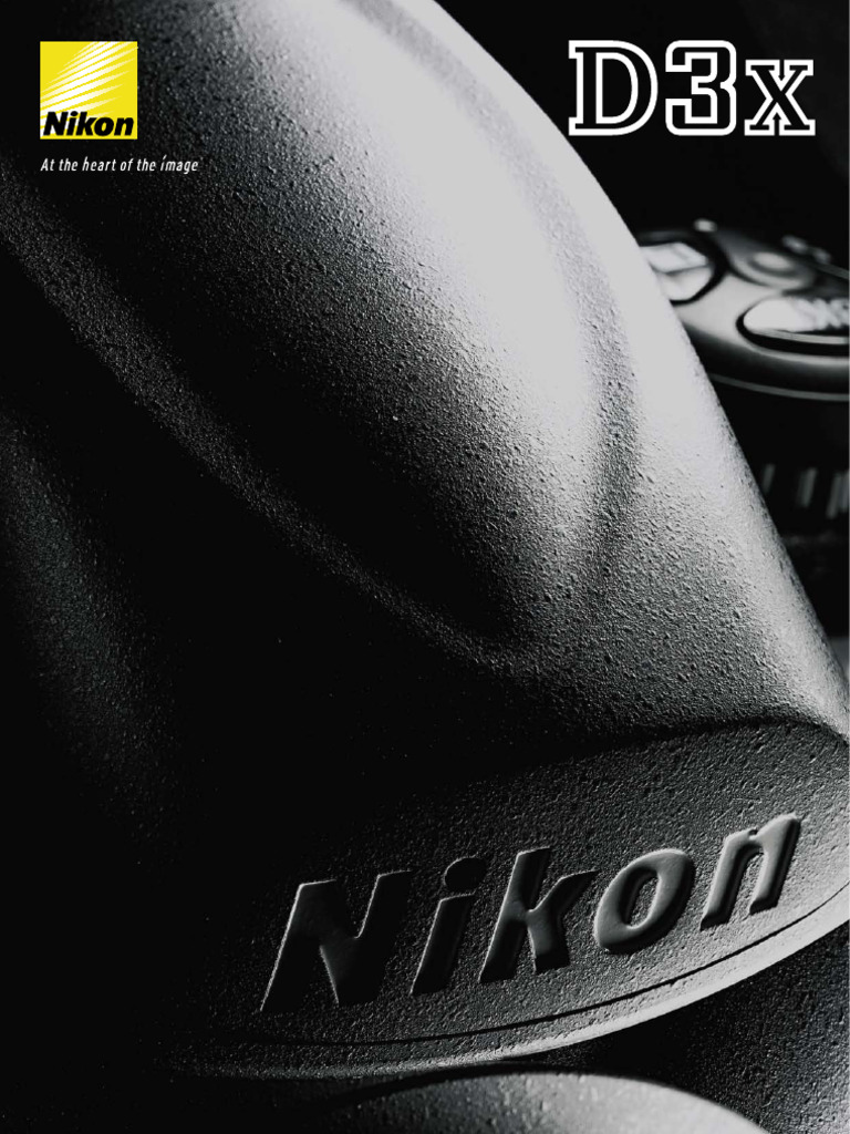 Nikon D3x Brochure November 2008 Pdf Autofocus Digital Single
