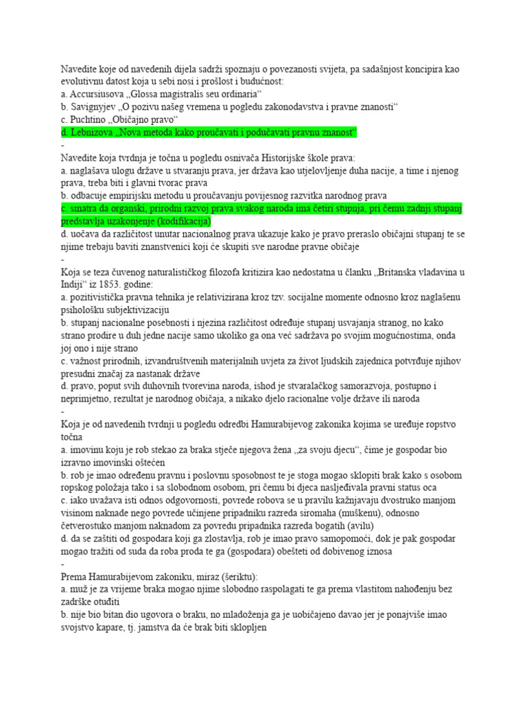 Faksomat - Pitanja Za Ispit - Oppd | PDF