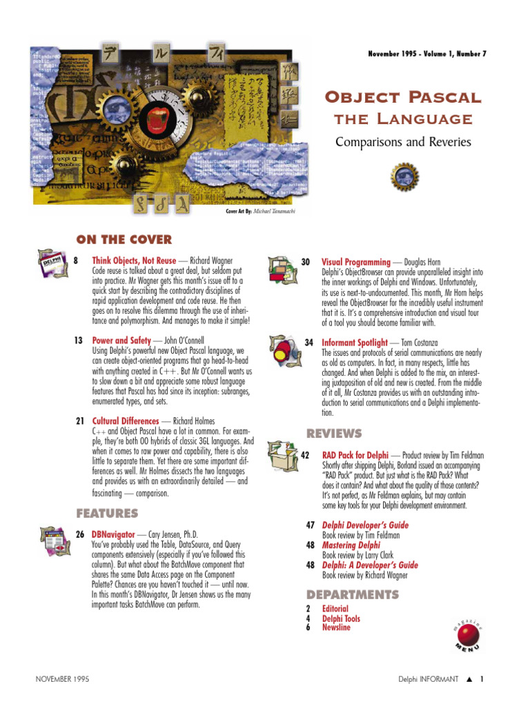 Object Pascal: The Language | PDF | Object Oriented Programming ...