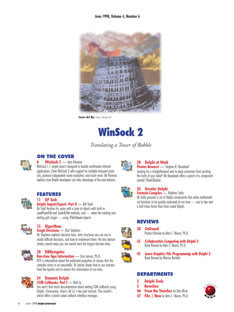 Winsock 2: Translating A Tower of Babble | PDF | Computing | Software