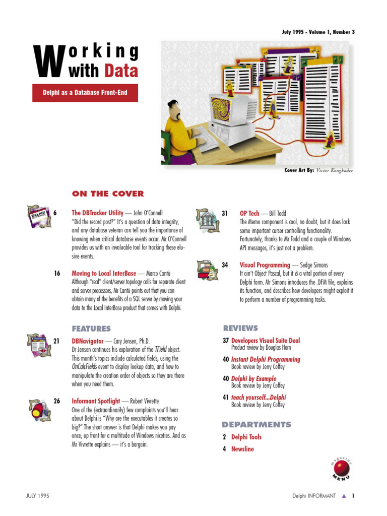 Delphi Informant Magazine (1995-2001) | PDF | Component Object Model | Microsoft Windows