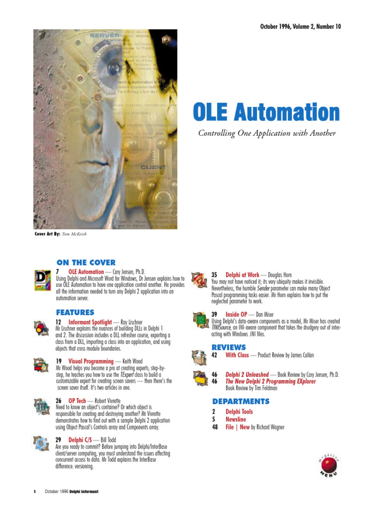 Delphi Informant Magazine (1995-2001) | PDF | Microsoft Windows | Windows Registry