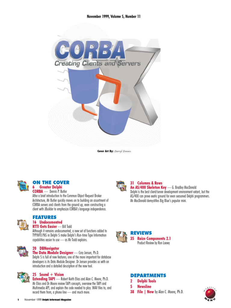 Delphi Informant Magazine (1995-2001) | PDF | Computers | Technology & Engineering