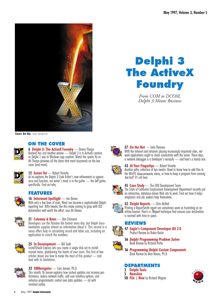 Delphi Informant Magazine (1995-2001) | PDF | Component Object Model | Information Technology