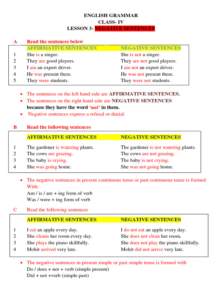 ENGLISH GRAMMAR Lesson | PDF | Verb | English Grammar