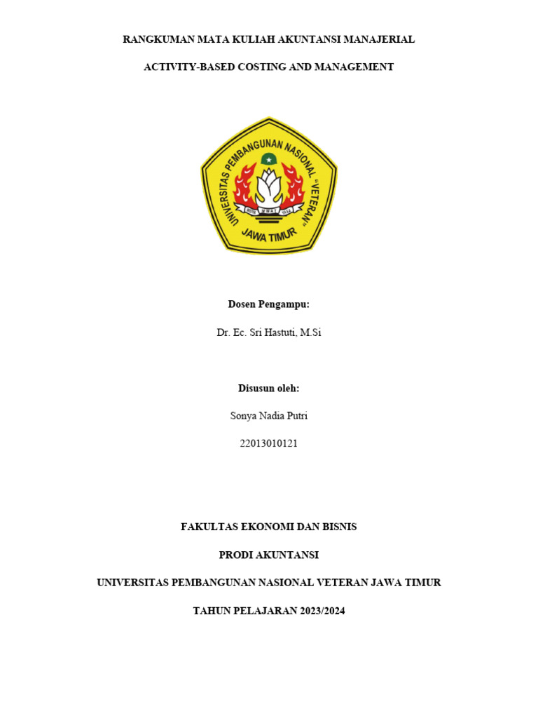 SONYA NADIA PUTRI - Pertemuan 03 - AKMEN Kelas K | PDF