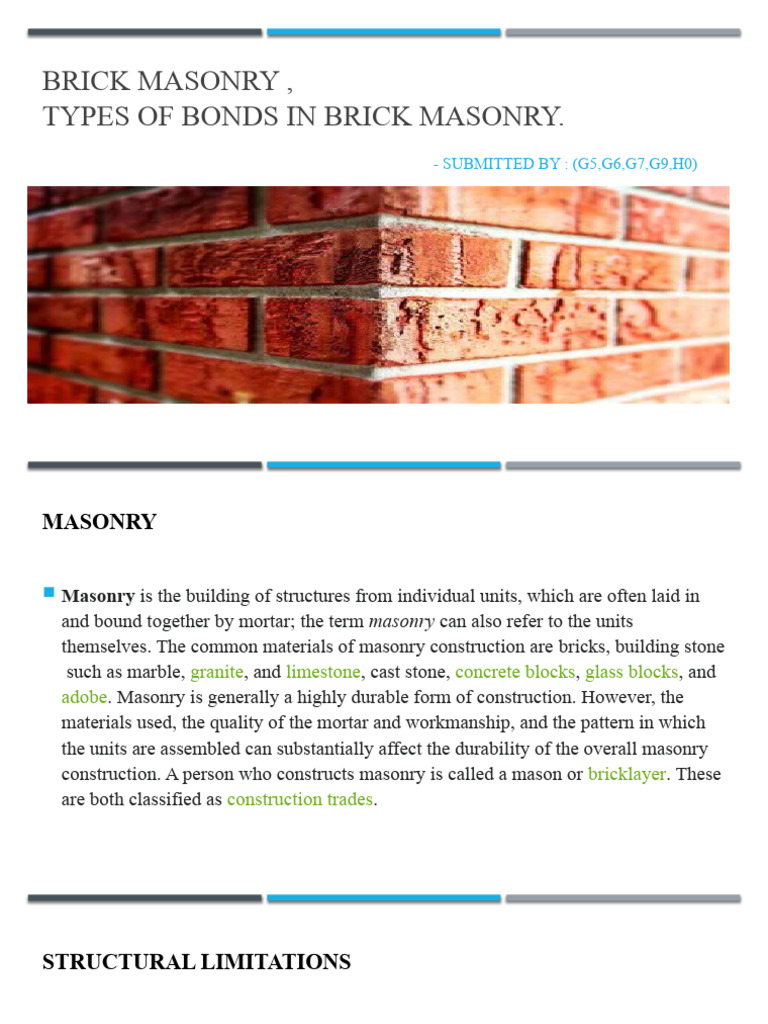 Brick Masonry | PDF | Masonry | Real Estate