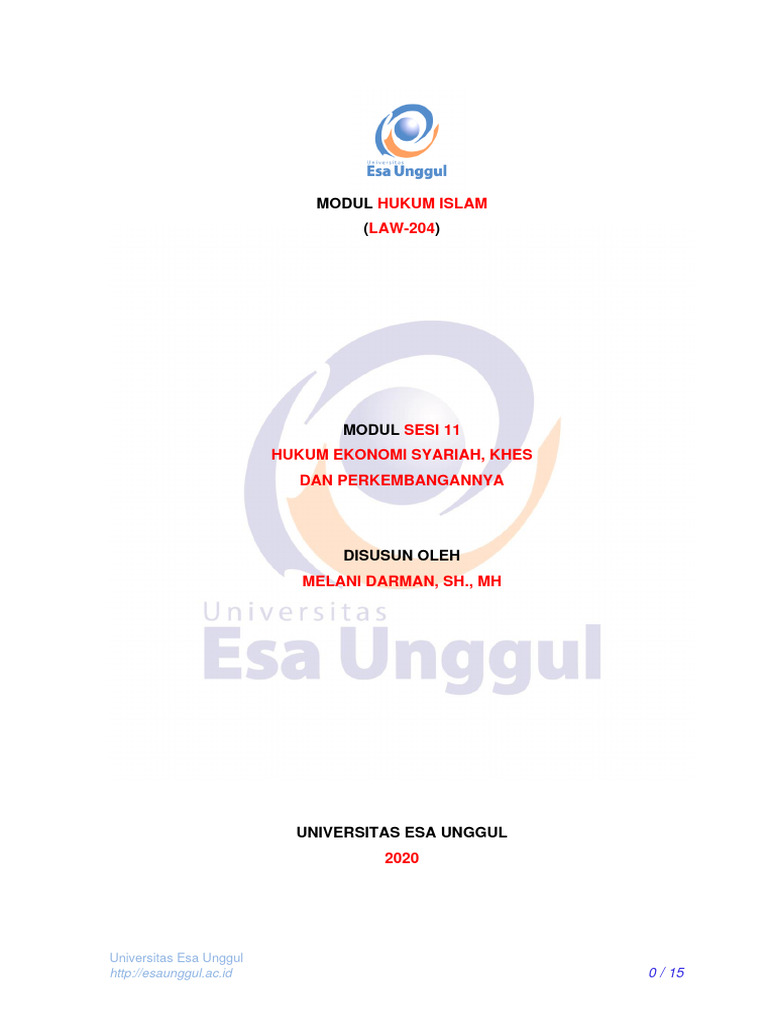 Modul-11 Hes Perkembangannya | PDF