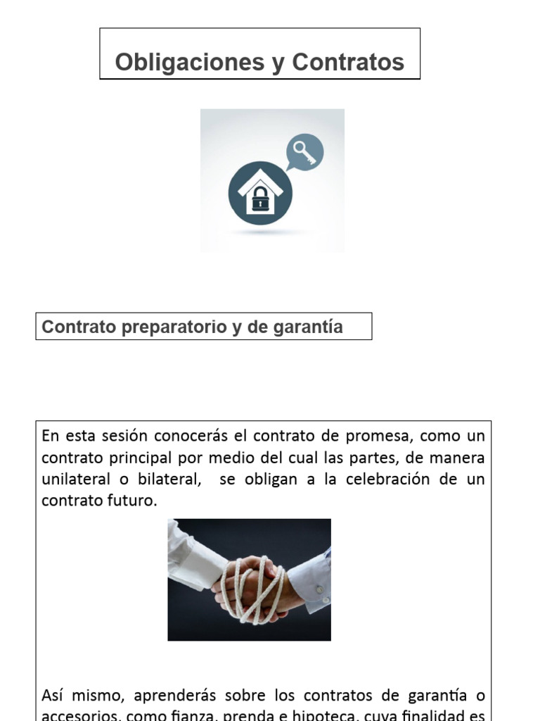 Contrato Preparatorio y de Garantía | PDF | Derecho empresarial | Conceptos legales