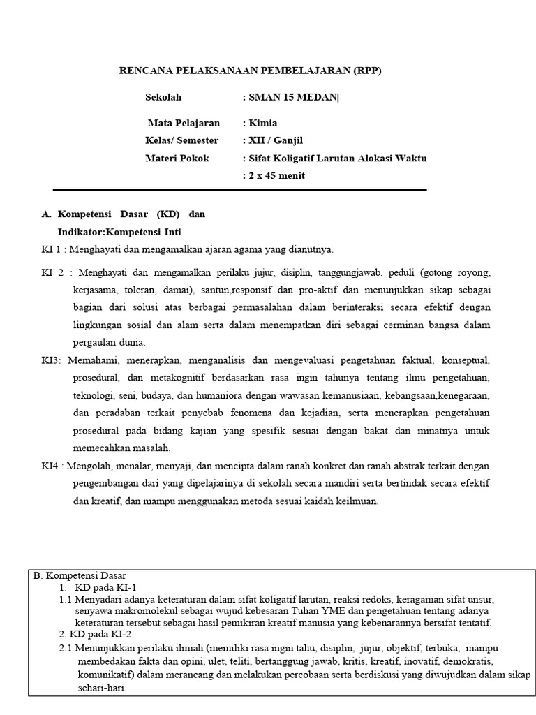 RPP Discovery Learning | PDF | Metode & Bahan Ajar | Kesehatan Holistik