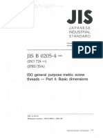 Jis B 0205 - 1 - 2001 | PDF