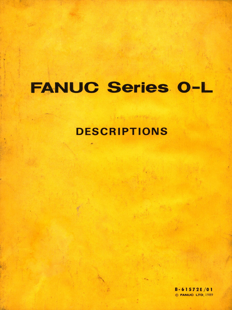 FANUC Seris O-L | PDF | Computer Science | Computer Engineering