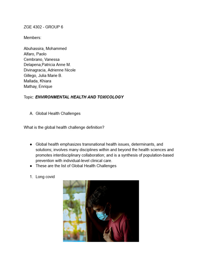 Environmental Health & Toxicology Overview | PDF | Toxicology | Toxin