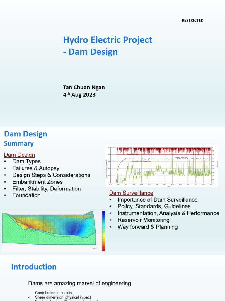 Dam Design SCRIBD | PDF | Dam | Spillway