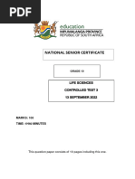 Life Sciences Grade 10 Revision Material Term 2 - 2023 | PDF | Atrium ...