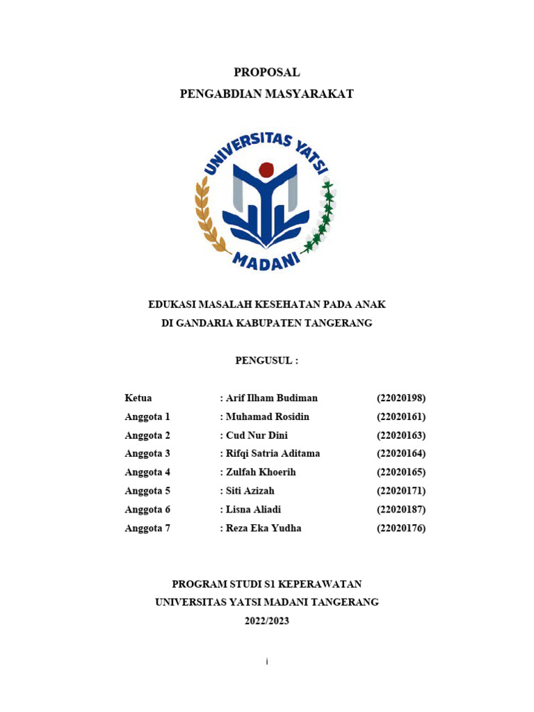 Promkes Proposal Kel.3 Asli | PDF