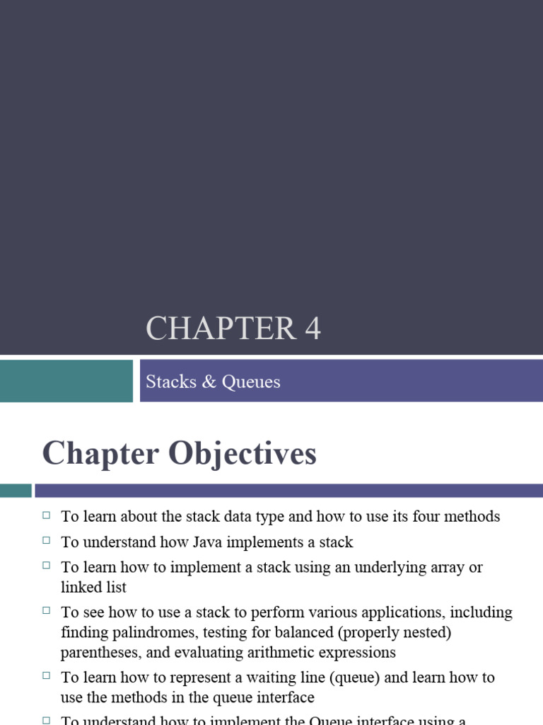 CH 04 | PDF | Queue (Abstract Data Type) | Computer Engineering