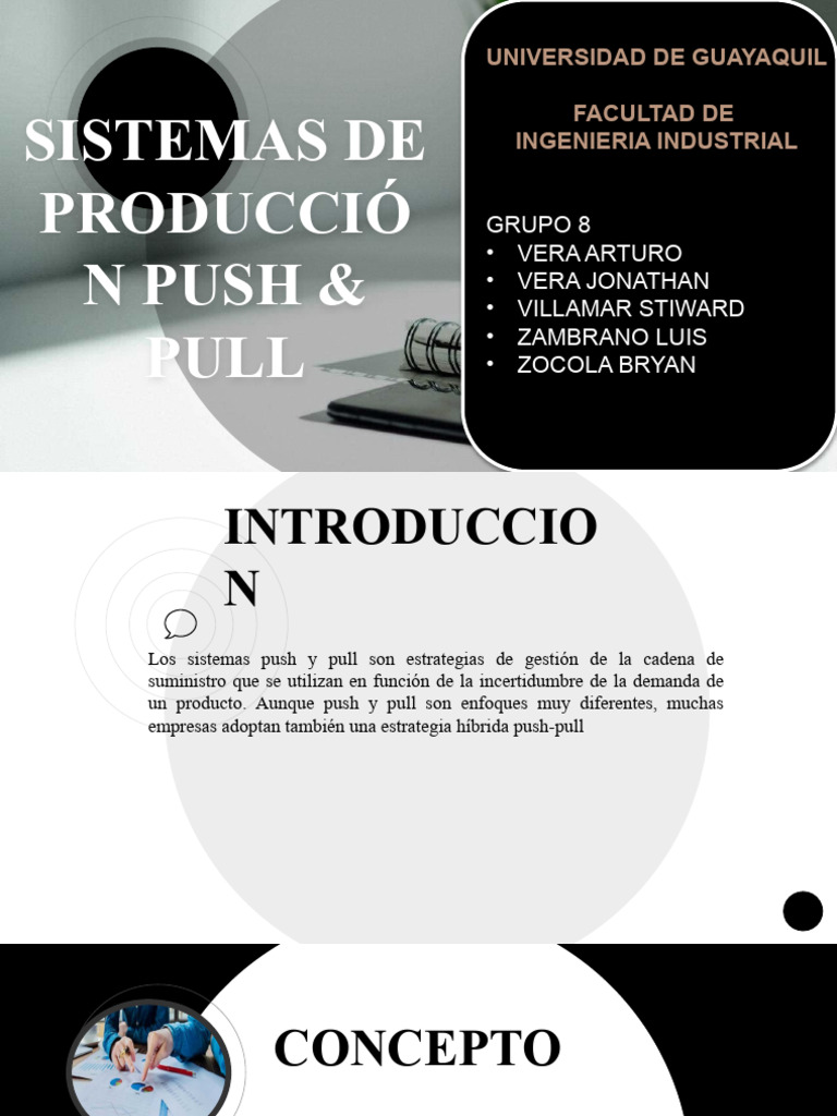 Push y Pull | PDF | Inventario | Lean Manufacturing