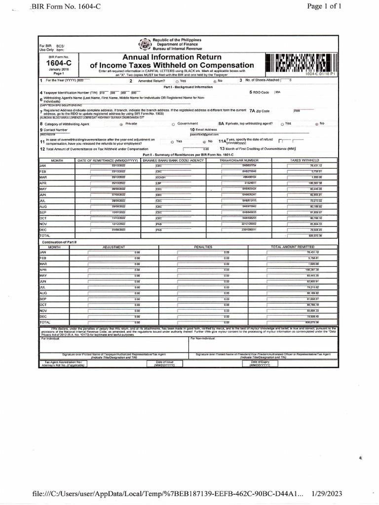 Capytech 1604C 2022 | PDF