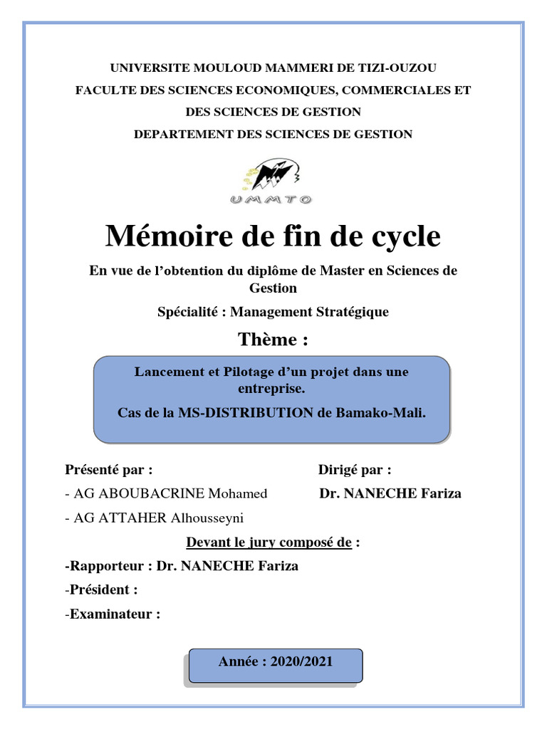 Memoire Final | PDF