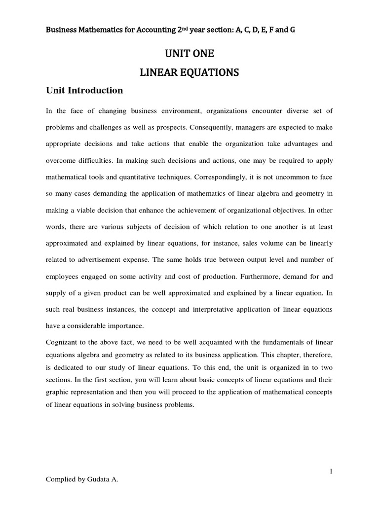 Handout | PDF | Interest | Linear Programming