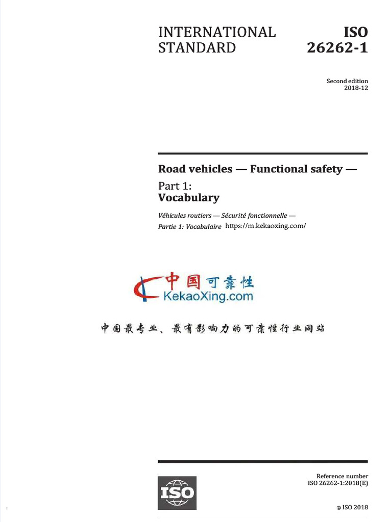 Iso 26262 1 2018 | PDF