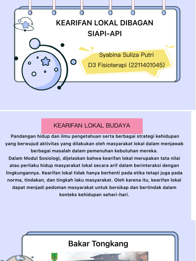 Kearifan Lokal Dibagan Siapi-Api | PDF