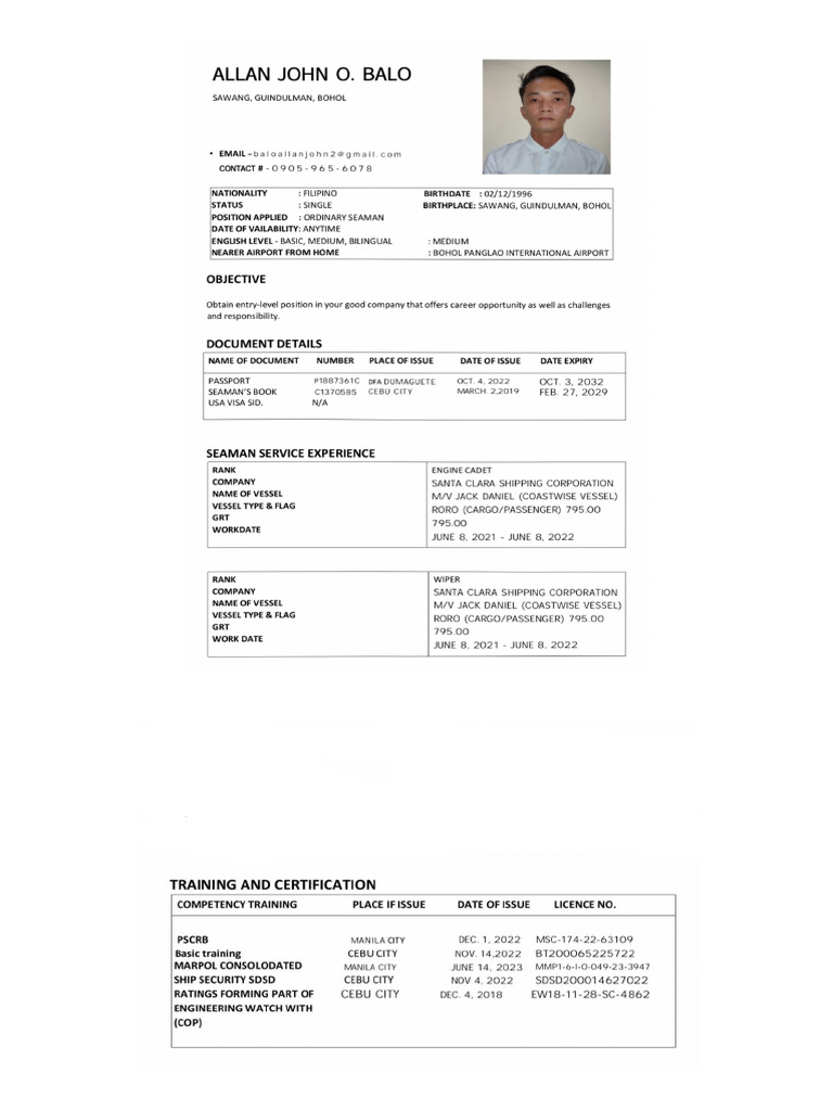 AJ BOY Resume | PDF