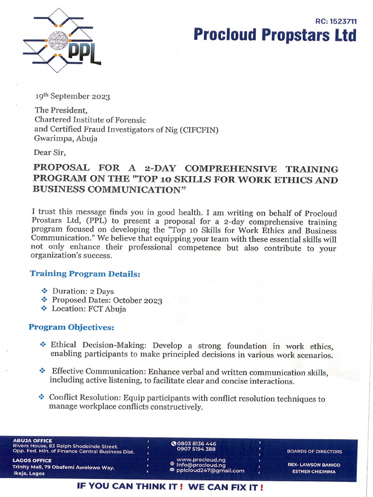 Pro-Cloud Proposal Template | PDF