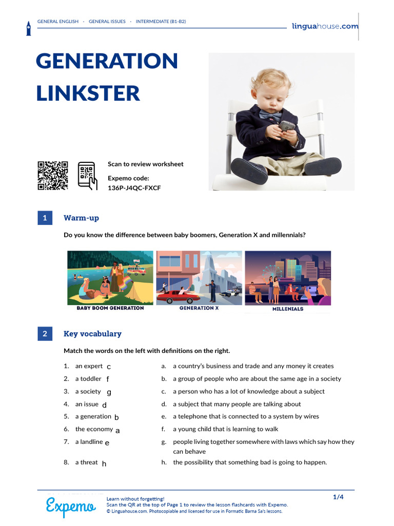 Generation Linkster British English Student | PDF | Millennials | Linguistics