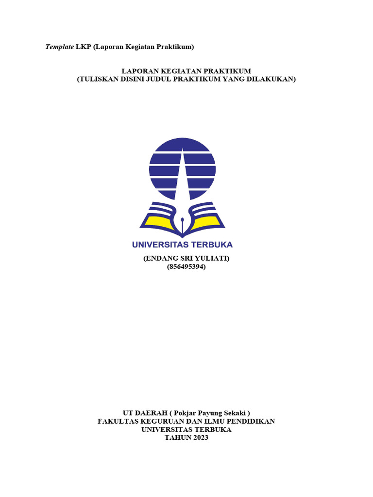 Template LKP | PDF