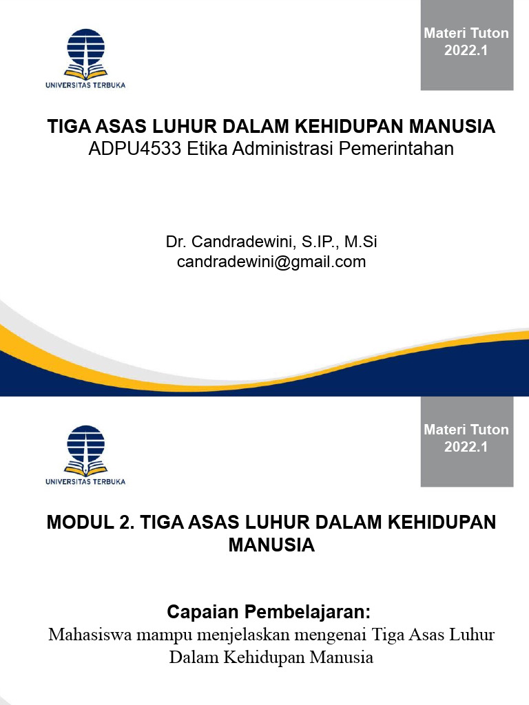 Materi 2 - Adpu 4533 | PDF | Karier & Perkembangan | Ilmu Sosial