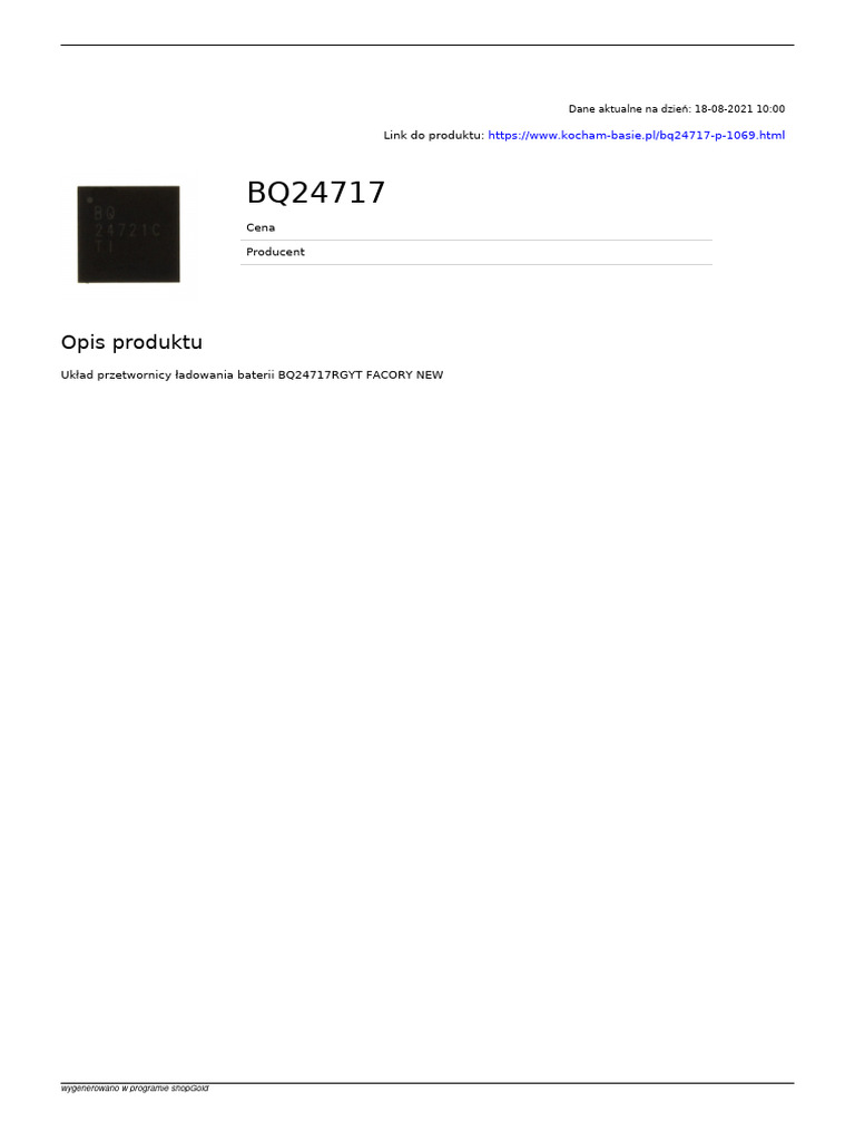 BQ 24717 | PDF