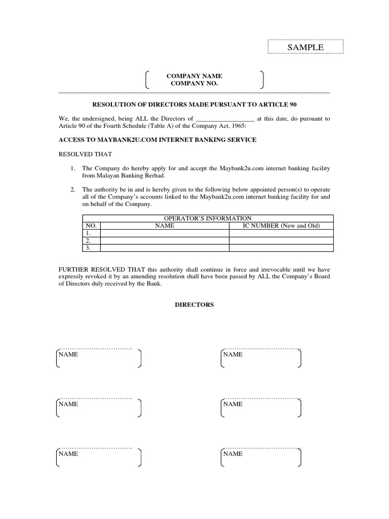 MBB - Sample of Circular Resolution - Access To Maybank2U.com Internet ...