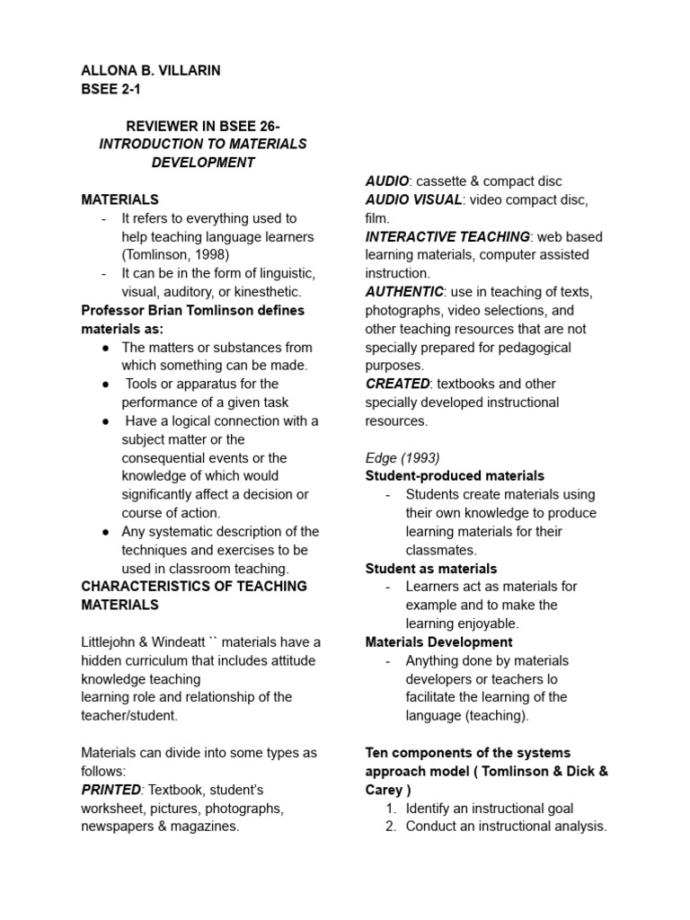 Bsee 26 Reviewer | PDF