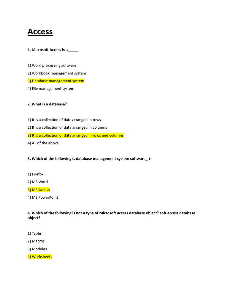 Microsoft Access 12838377 | PDF | Microsoft Access | Databases