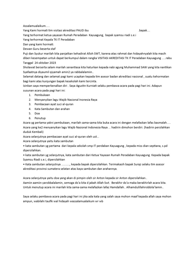 MC Akreditasi Fix | PDF