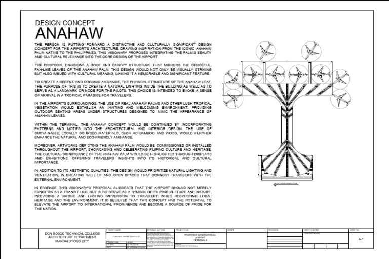Anahaw: Design Concept | PDF | Arecaceae | The Arts