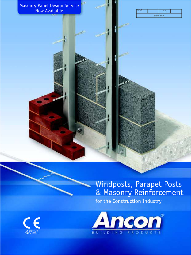 Ancon AMR Data Sheet | Download Free PDF | Masonry | Wire